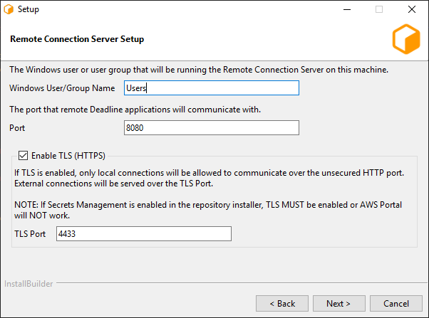 Installing The Deadline Client for AWS Portal — Deadline 10.4.2.2 documentation